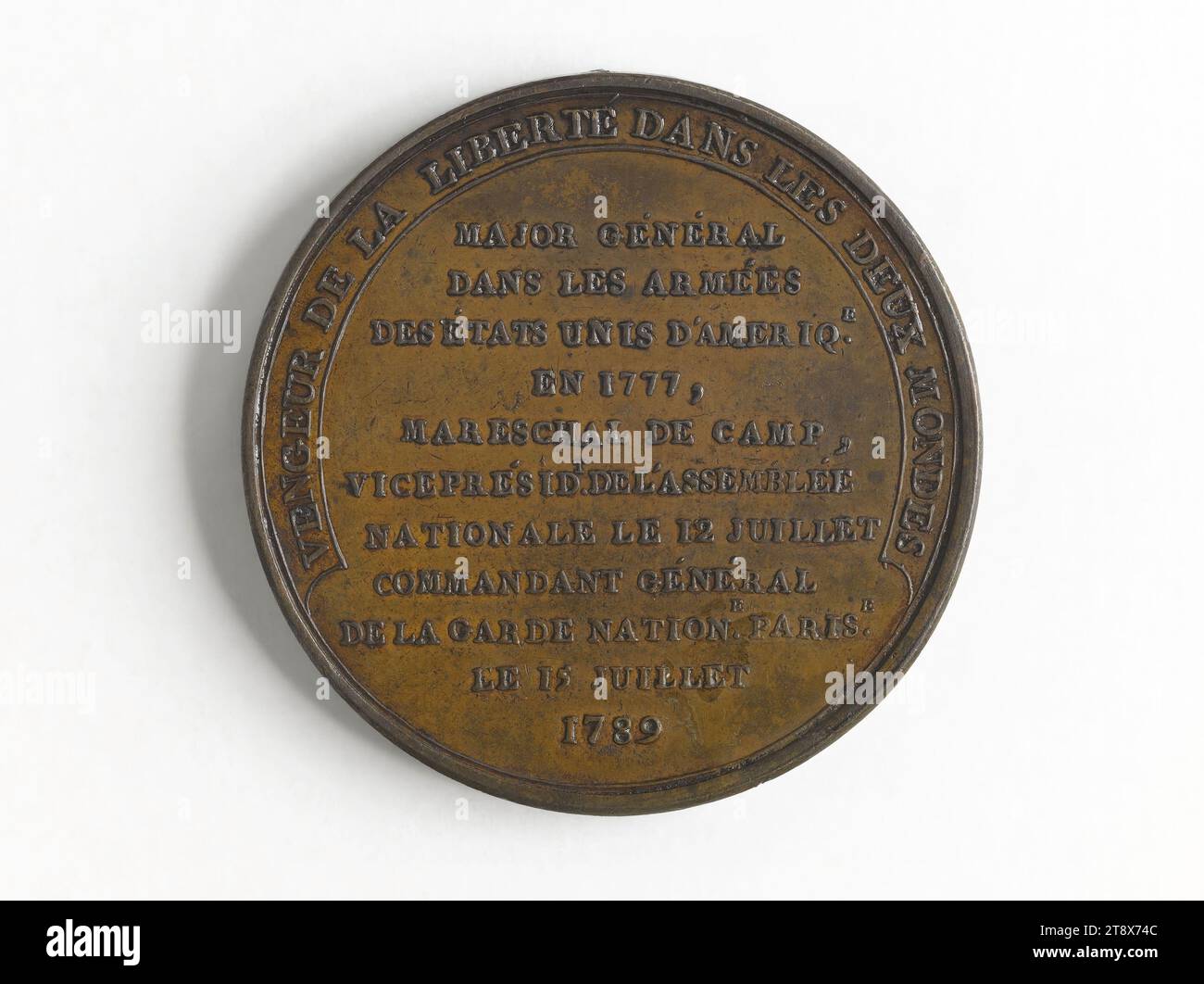 Gilbert Motier, Marquis de La Fayette (1757-1834), Field Marshal (1782 ...