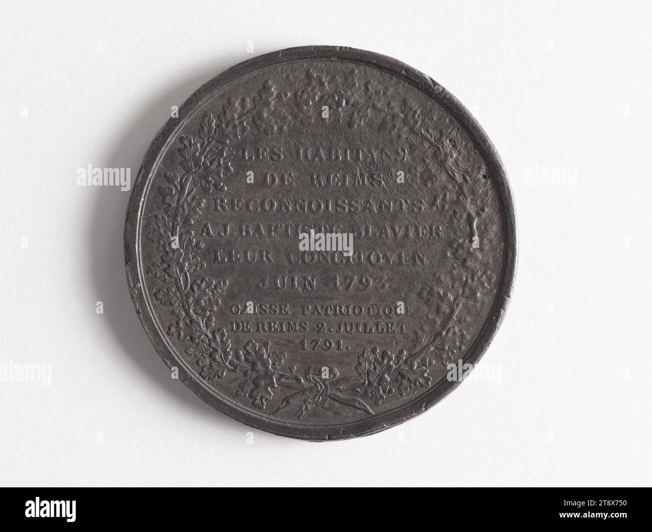 Tribute to Jean-Baptiste Blavier (1756-1819), June 1793, Duvivier ...