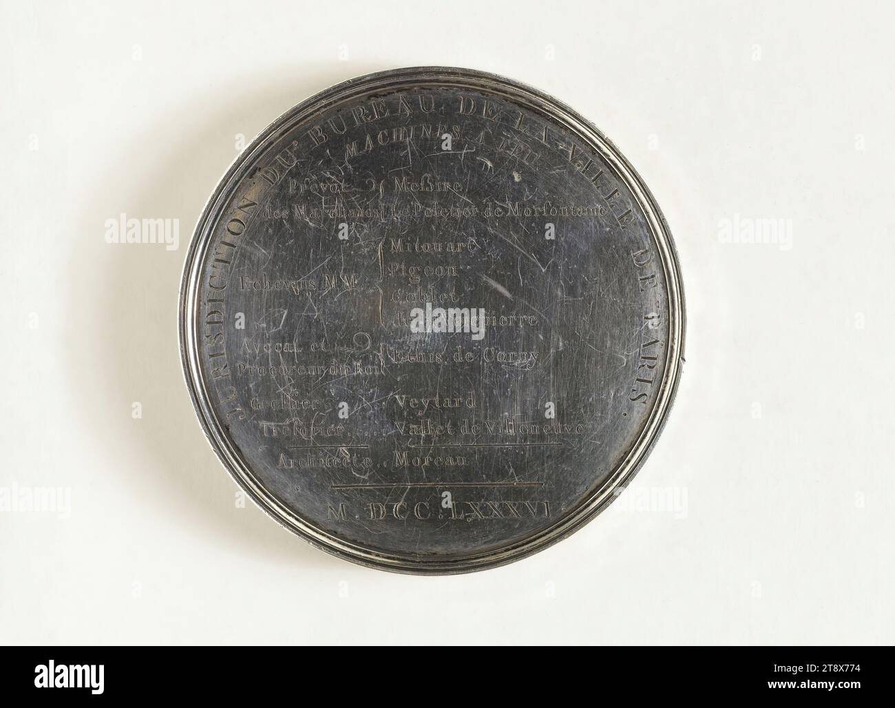 Grenelle fire pump foundation medal, 1786, Duvivier, Benjamin, Engraver ...