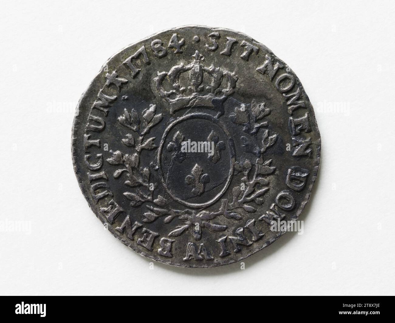 Tenth shield with silver laurels of Louis XVI, 1784, Duvivier, Pierre ...