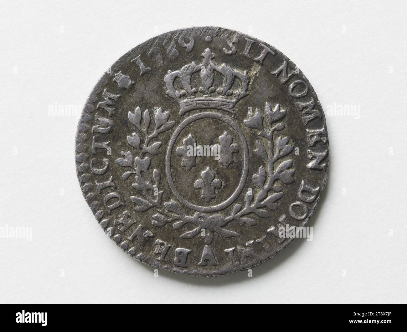 Tenth shield with silver laurels of Louis XVI, 1789, Duvivier, Pierre ...