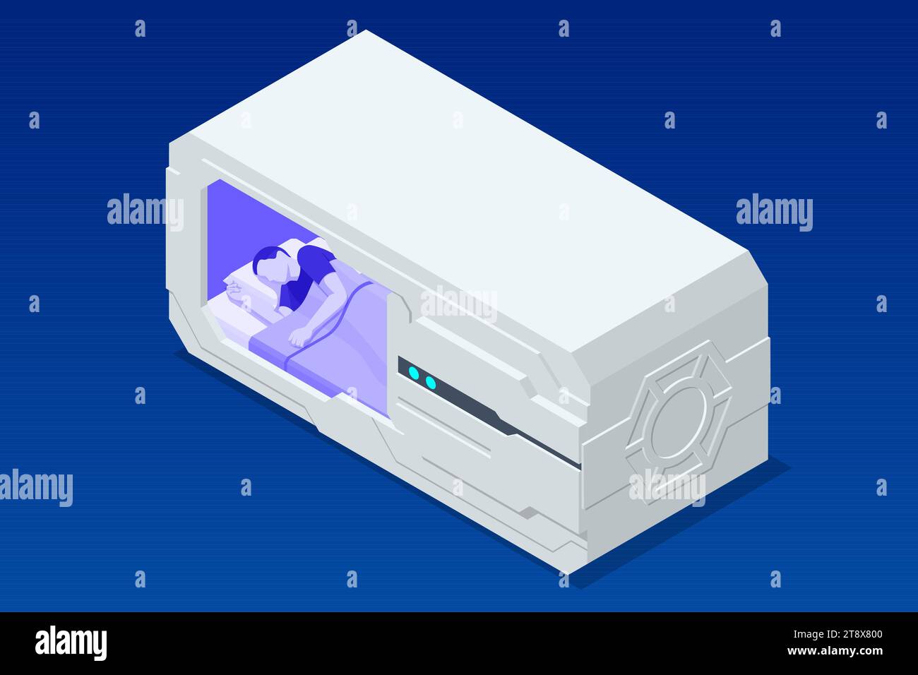 Capsule hotel tokyo Stock Vector Images - Alamy