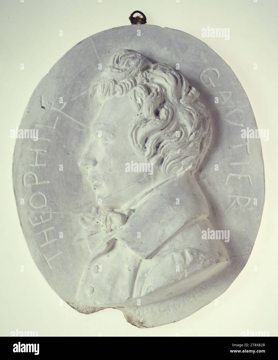 Portrait of Théophile Gautier (1811-1872), writer, Du Seigneur, Jehan ...