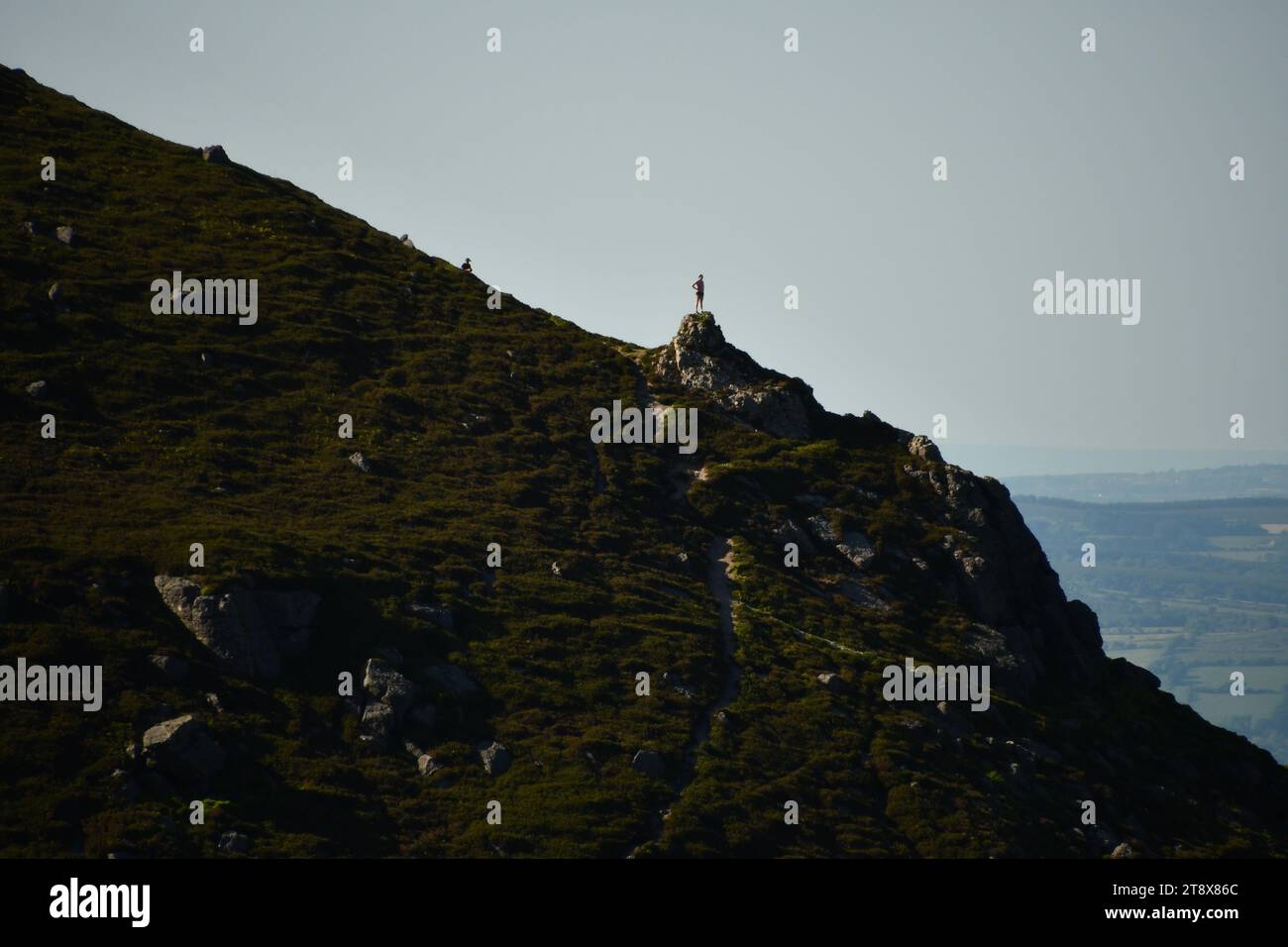 Coumshingaun Corrie Lake and the surrounding of Comeragh Mountains ...
