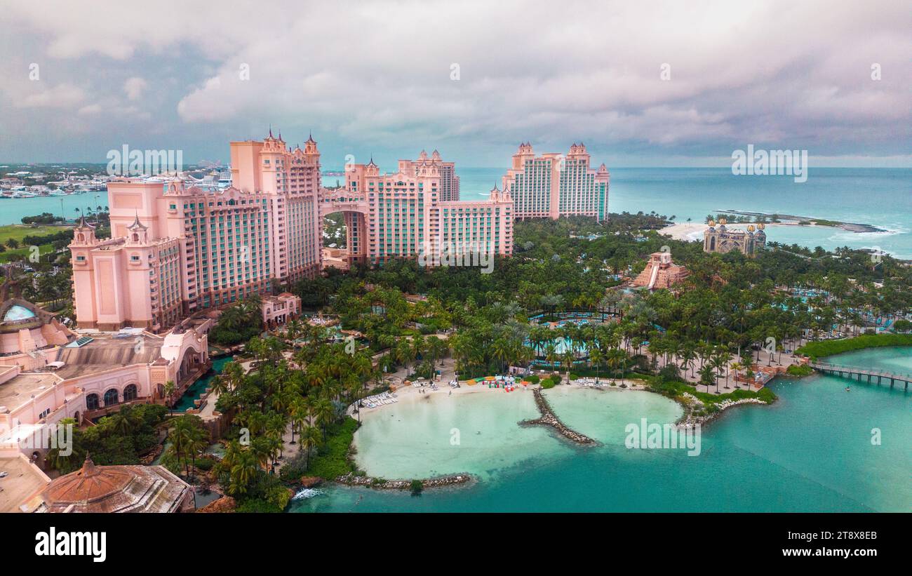 This breathtaking stock photo depicts a sprawling resort complex ...