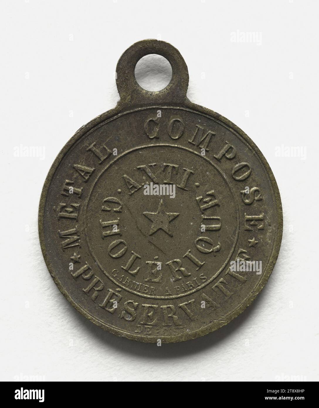 Anti-cholera medal, 1848, Garnier, Henri Adolphe, Engraver in medals ...