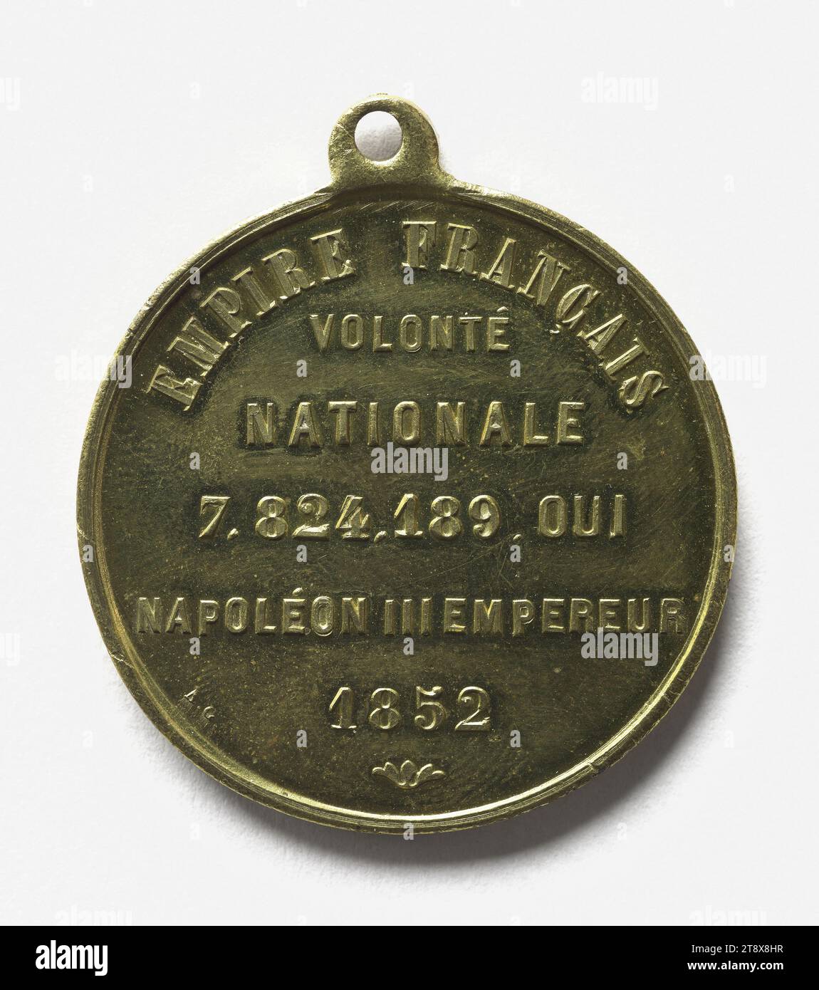 Napoleon III (1808-1873) proclaimed emperor following the plebiscite of ...