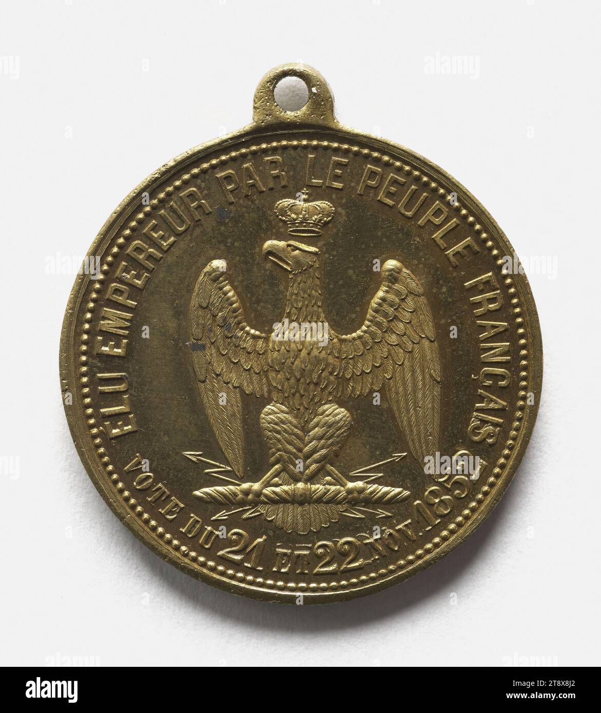 Louis-Napoléon Bonaparte (1808-1873) elected emperor by the plebiscite ...