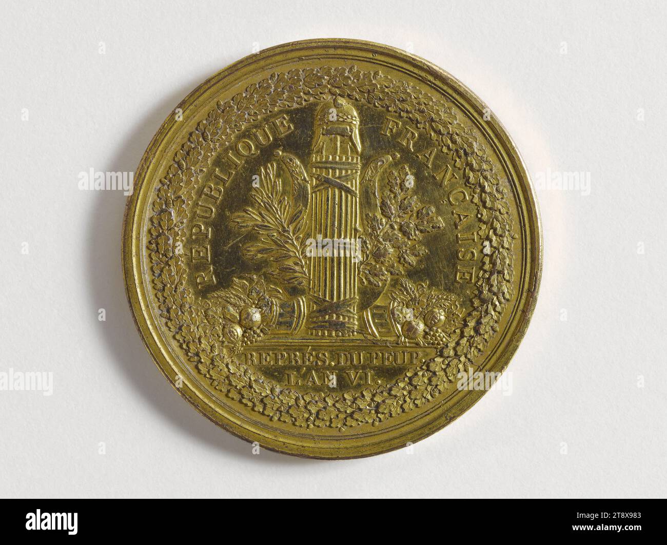 Medal of function of the Council of Five Hundred, 3rd session, May 20, 1798, Gatteaux, Nicolas ...
