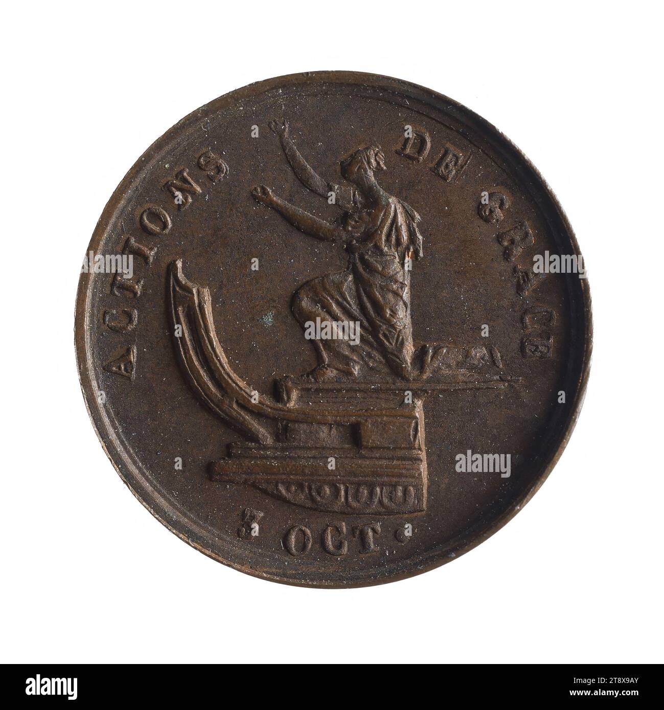 Birth of the Duke of Bordeaux, 1820, Gayrard, L., Engraver in medals ...