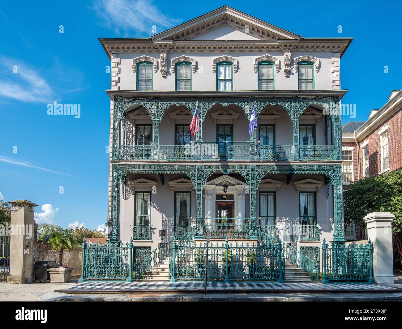 John Rutledge House completed in 1763 is an example of traditional ...