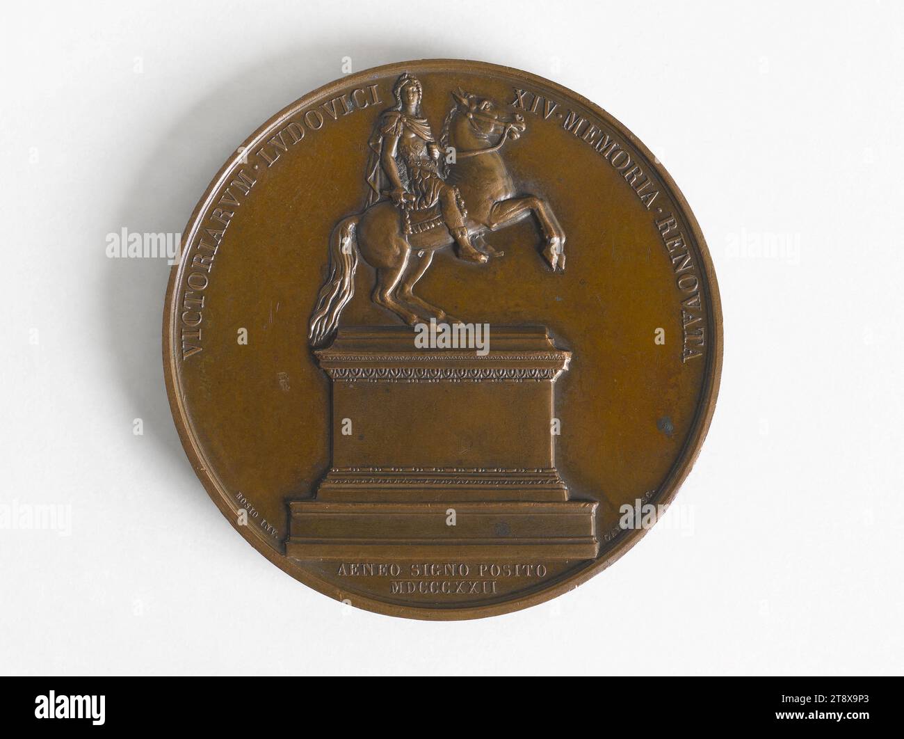 Equestrian statue of Louis XIV by Bosio, place des Victoires, 1822 ...