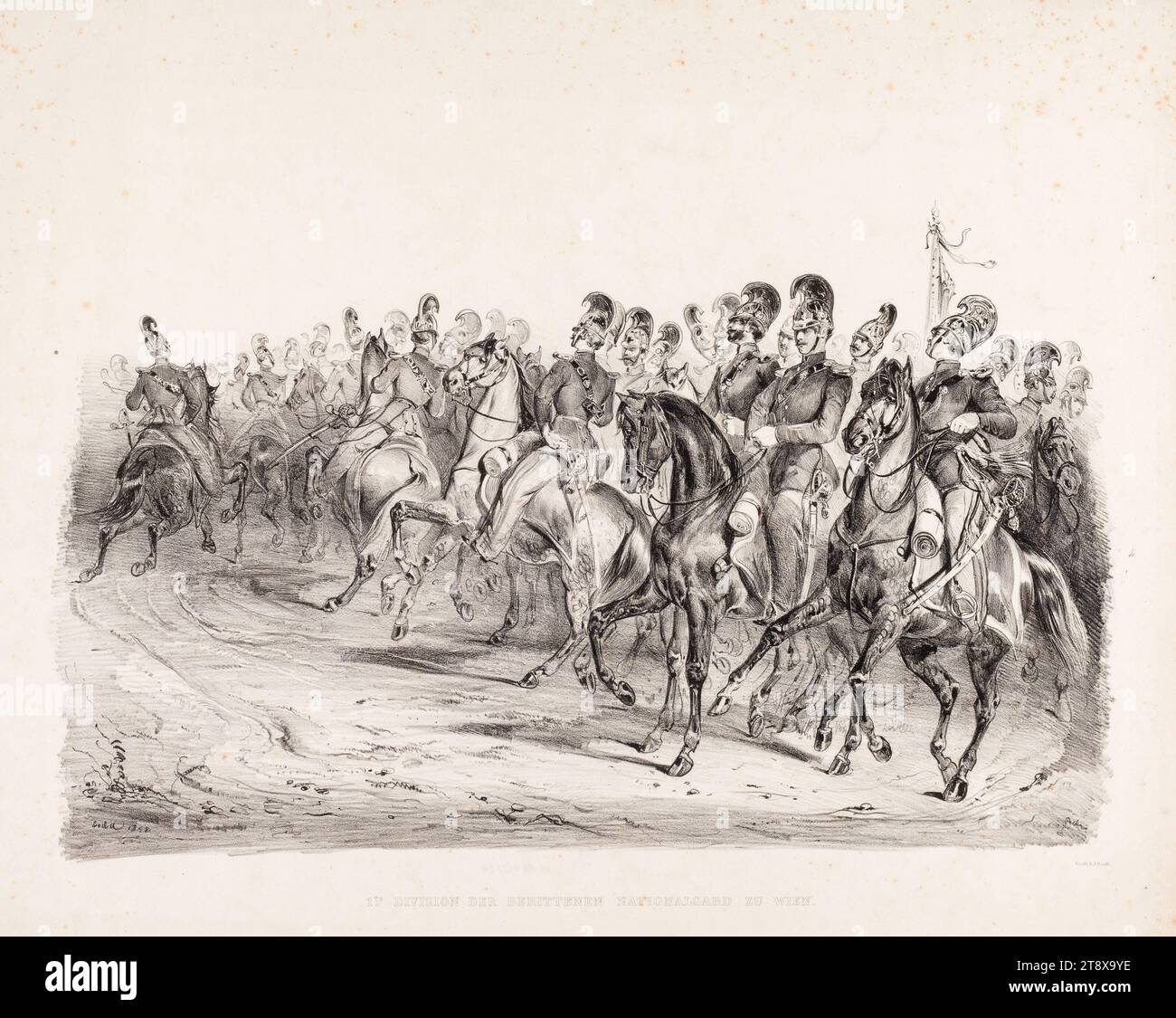 1te Division der berittenen Nationalgarde zu Wien', Carl Anton Goebel ...