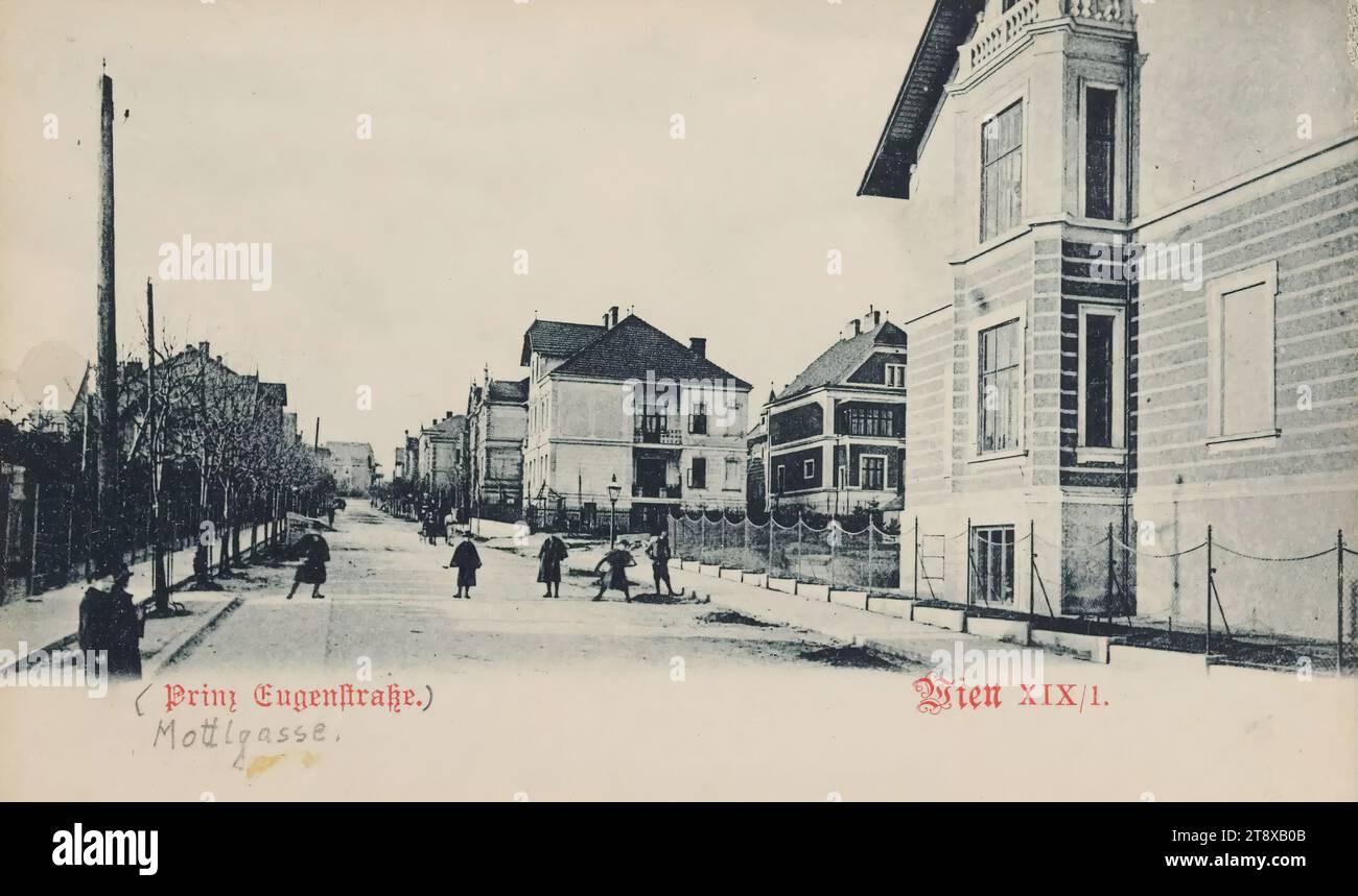 19th, Döbling - Felix-Mottl-Strasse (formerly Prinz-Eugen-Strasse ...