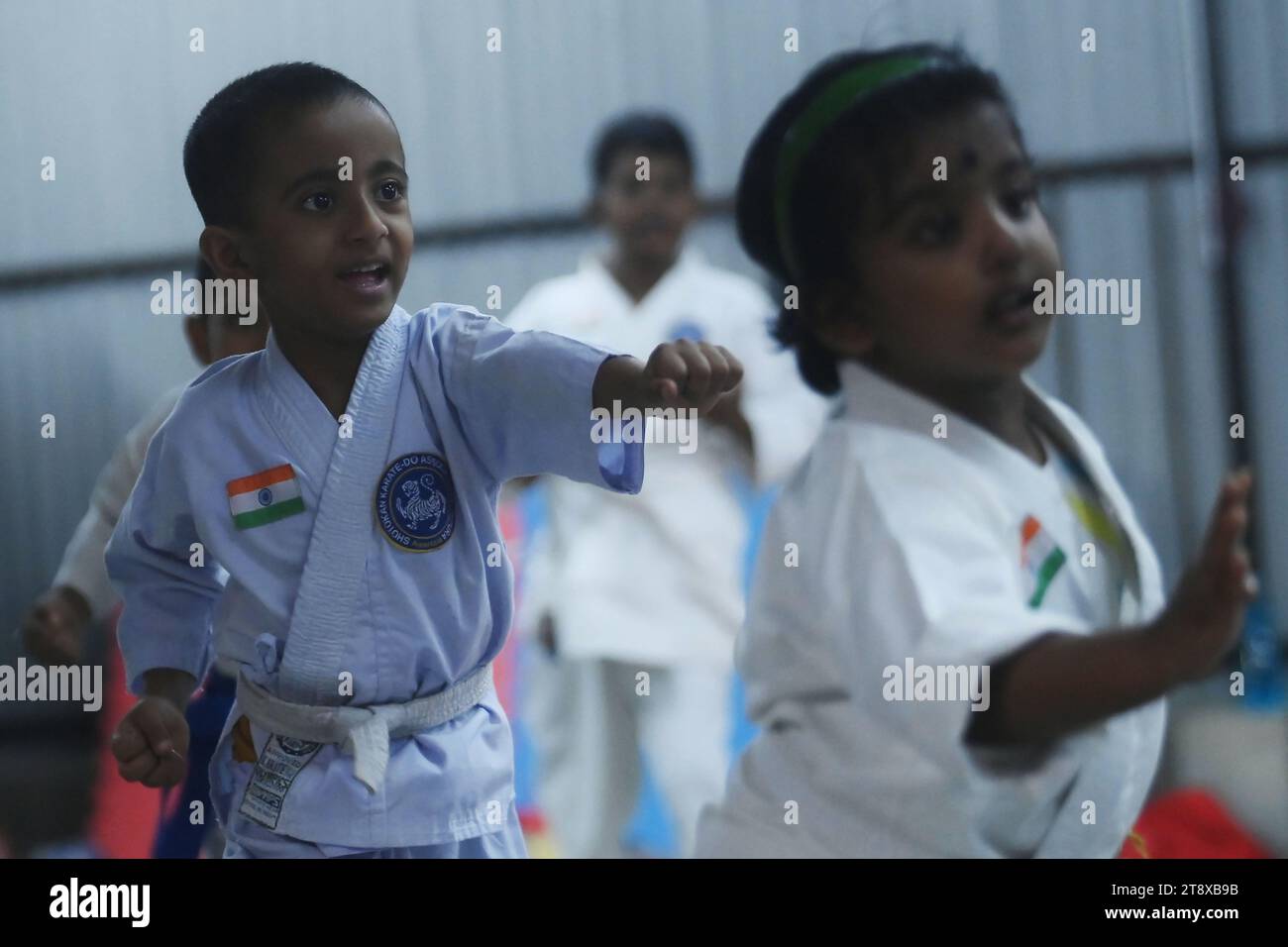 Children, who are students of the "Shotokan Karate-Do Association of ...