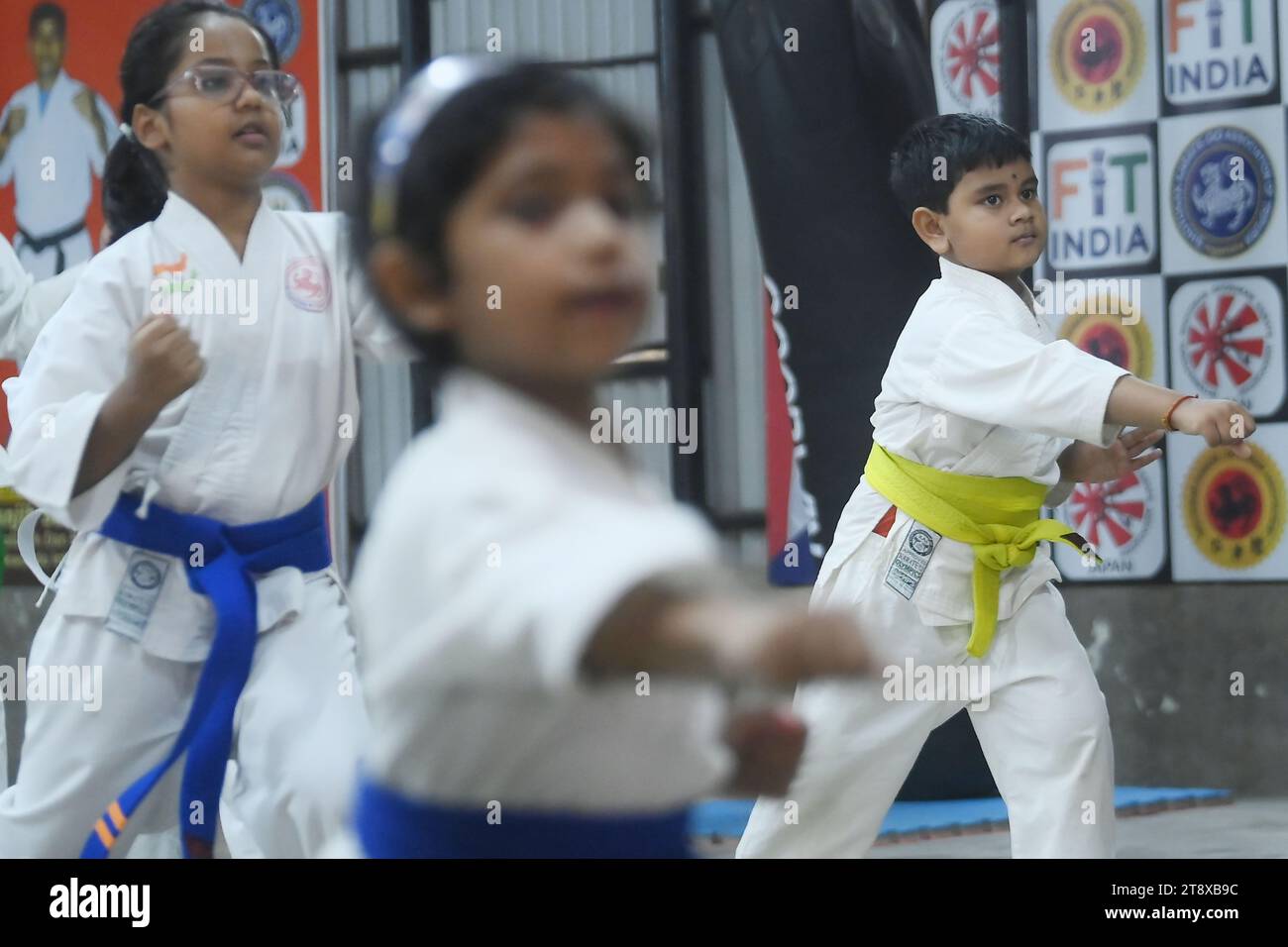 Children, who are students of the "Shotokan Karate-Do Association of ...