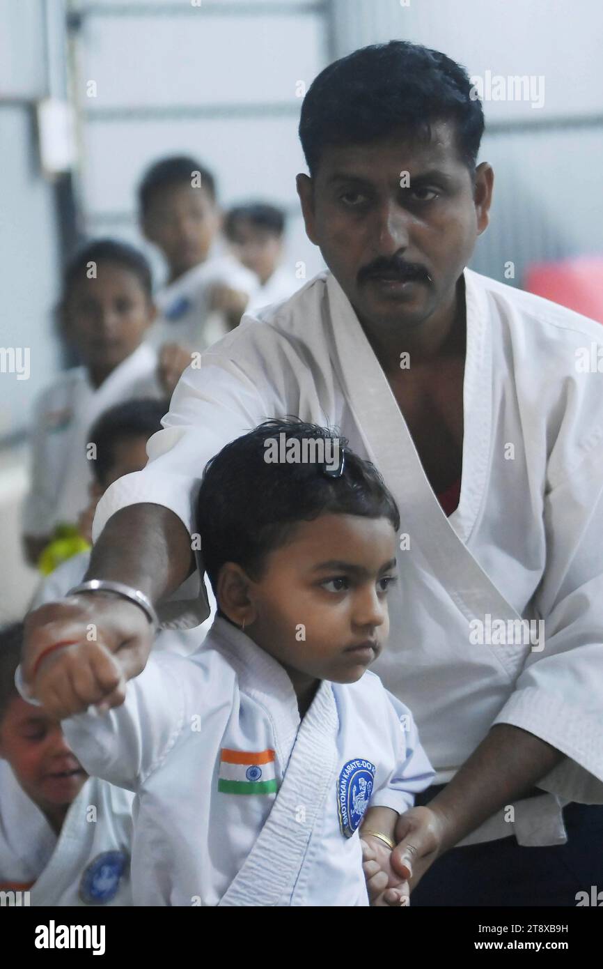 Indian kid karate hi-res stock photography and images - Alamy