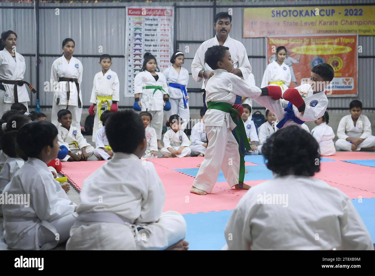 Children, who are students of the "Shotokan Karate-Do Association of ...