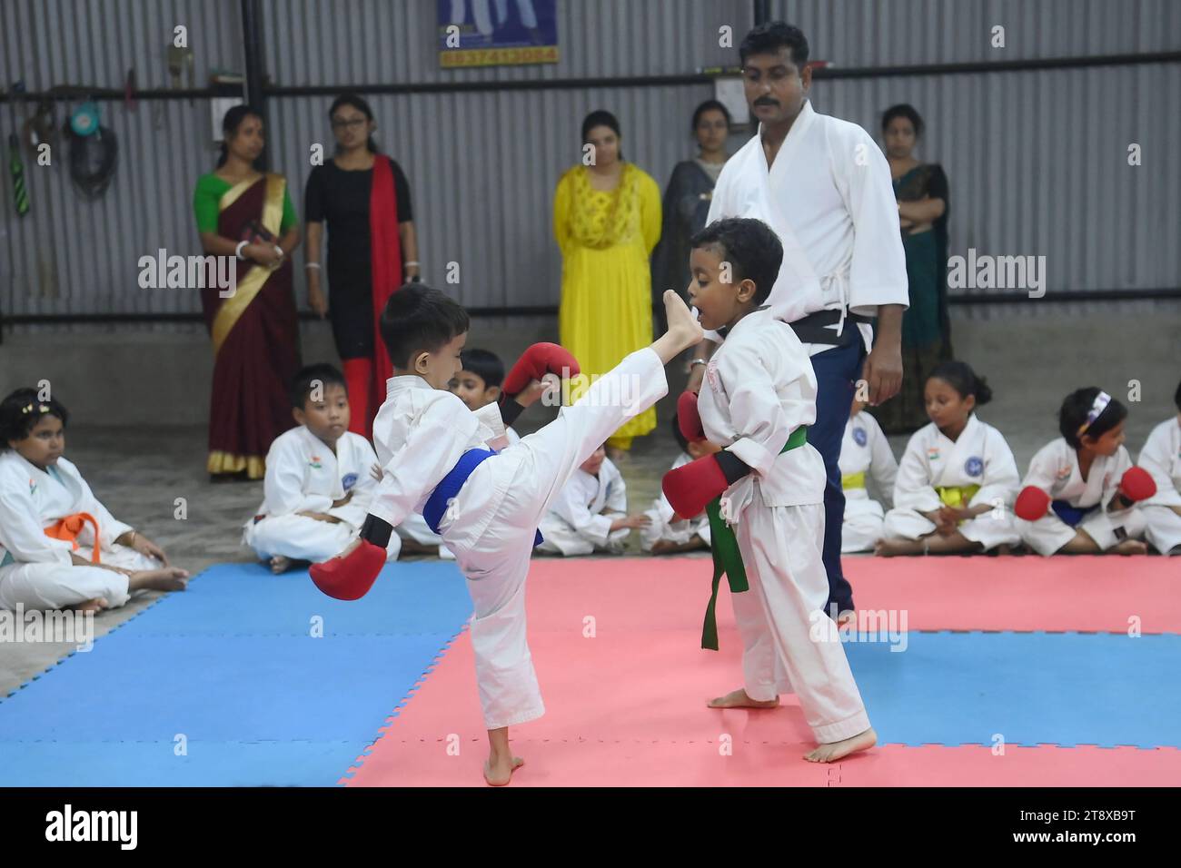 Children, who are students of the "Shotokan Karate-Do Association of ...
