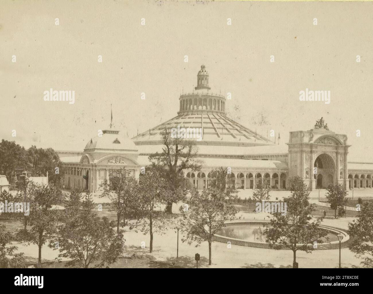 World's Fair 1873: Industrial Palace with Rotunda (No. 575), Josef Löwy ...