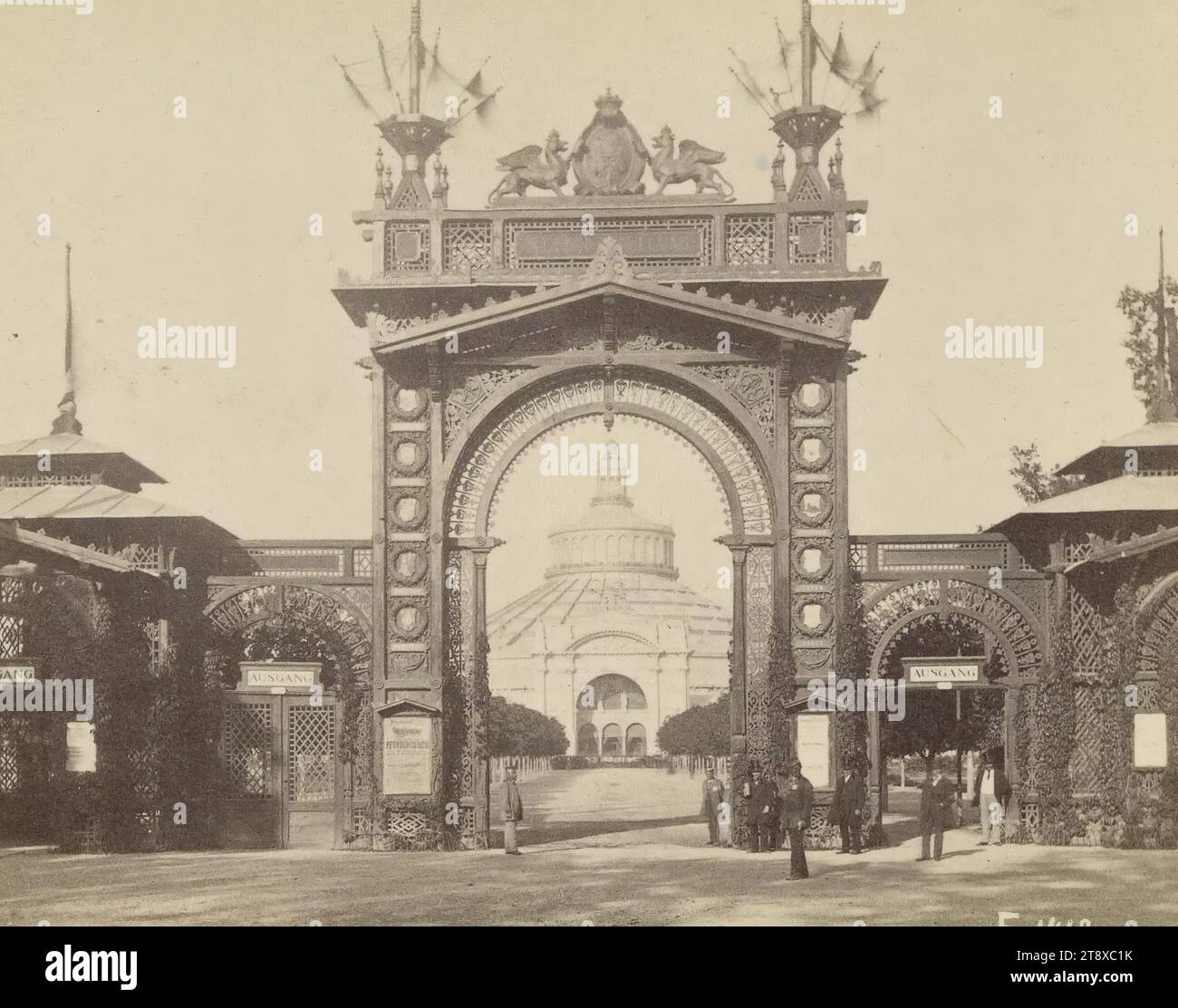 World's Fair 1873: Main gate with rotunda (No. 1418), Michael ...