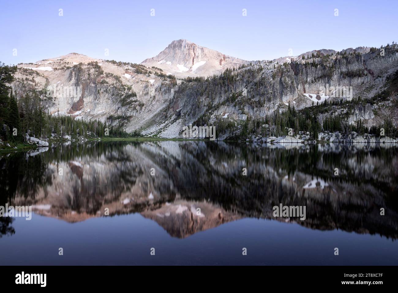 OR02661-00....OREGON - Mirror Lake and Eagle Cap mountain, Eagle Cap ...