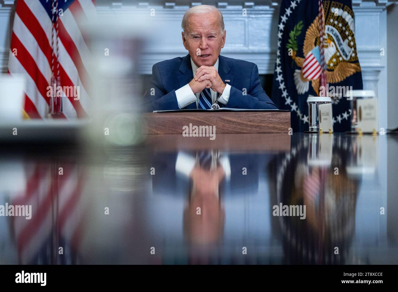 Washington, United States. 21st Nov, 2023. US President Joe Biden ...