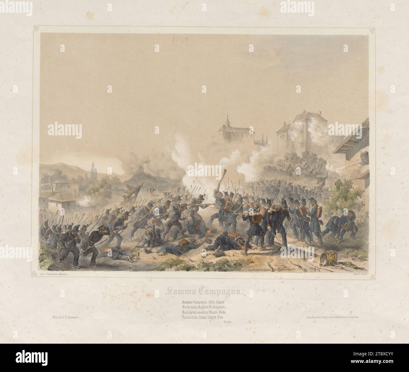 Somma Campagna.' (Battle of July 25, 1848) (from the series ...
