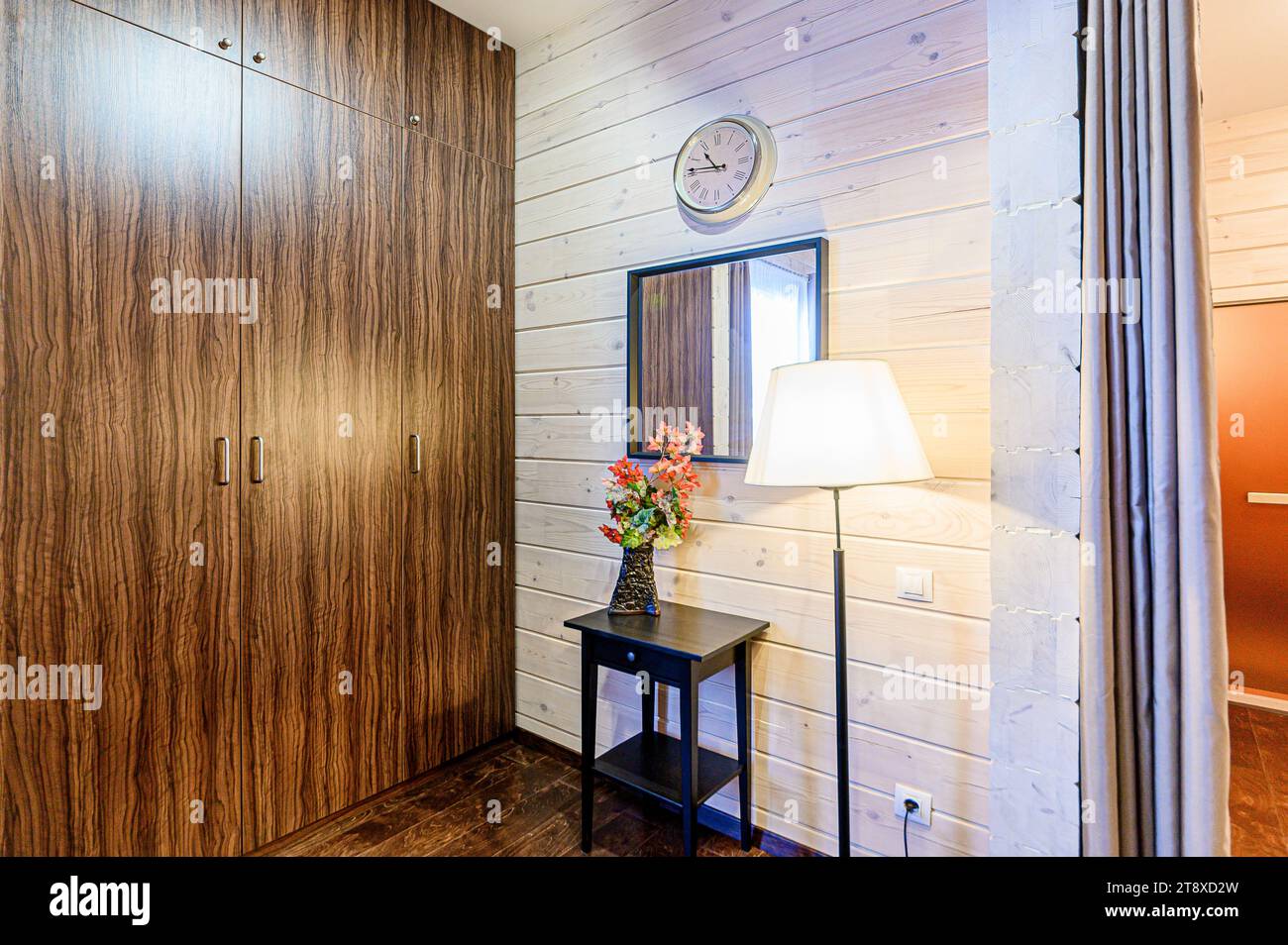 interior apartment corridor, hallway, doors Stock Photo - Alamy