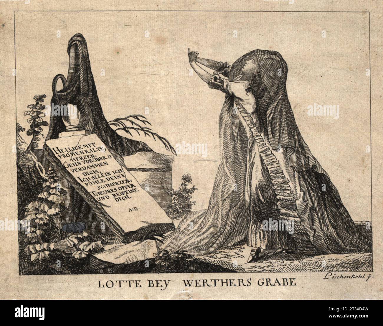 Lotte bey werthers grabe hi-res stock photography and images - Alamy