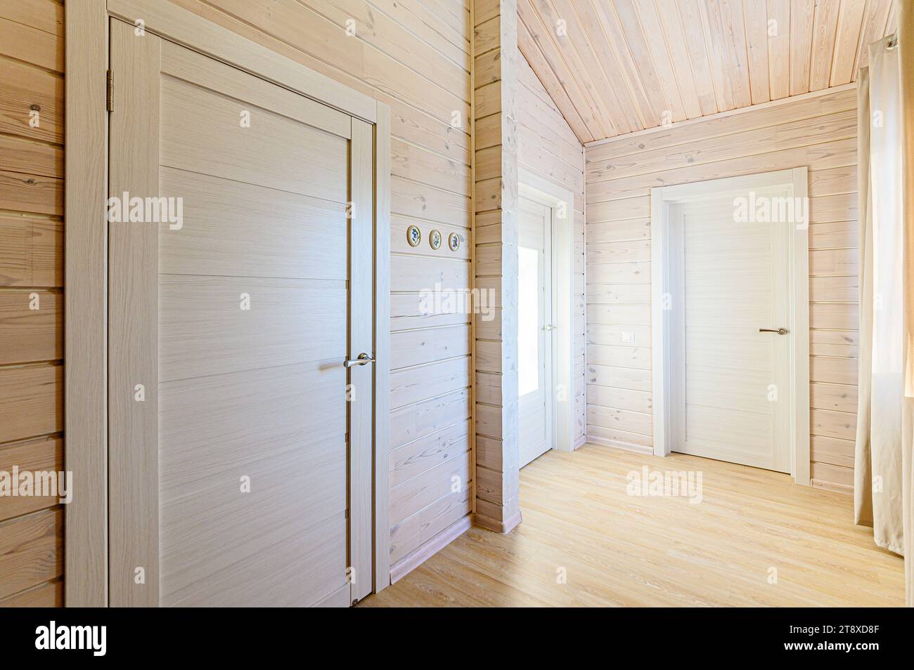 interior apartment corridor, hallway, doors Stock Photo - Alamy