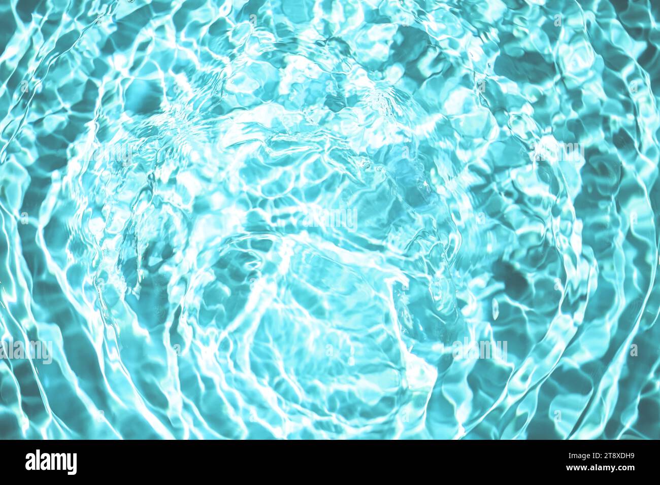 Beautiful water texture with waves. turquoise color, water background ...