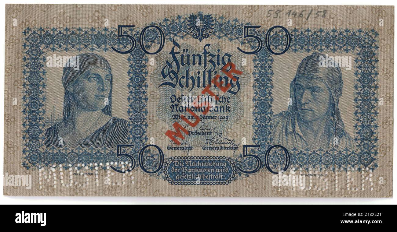 50 schilling banknote hi-res stock photography and images - Alamy