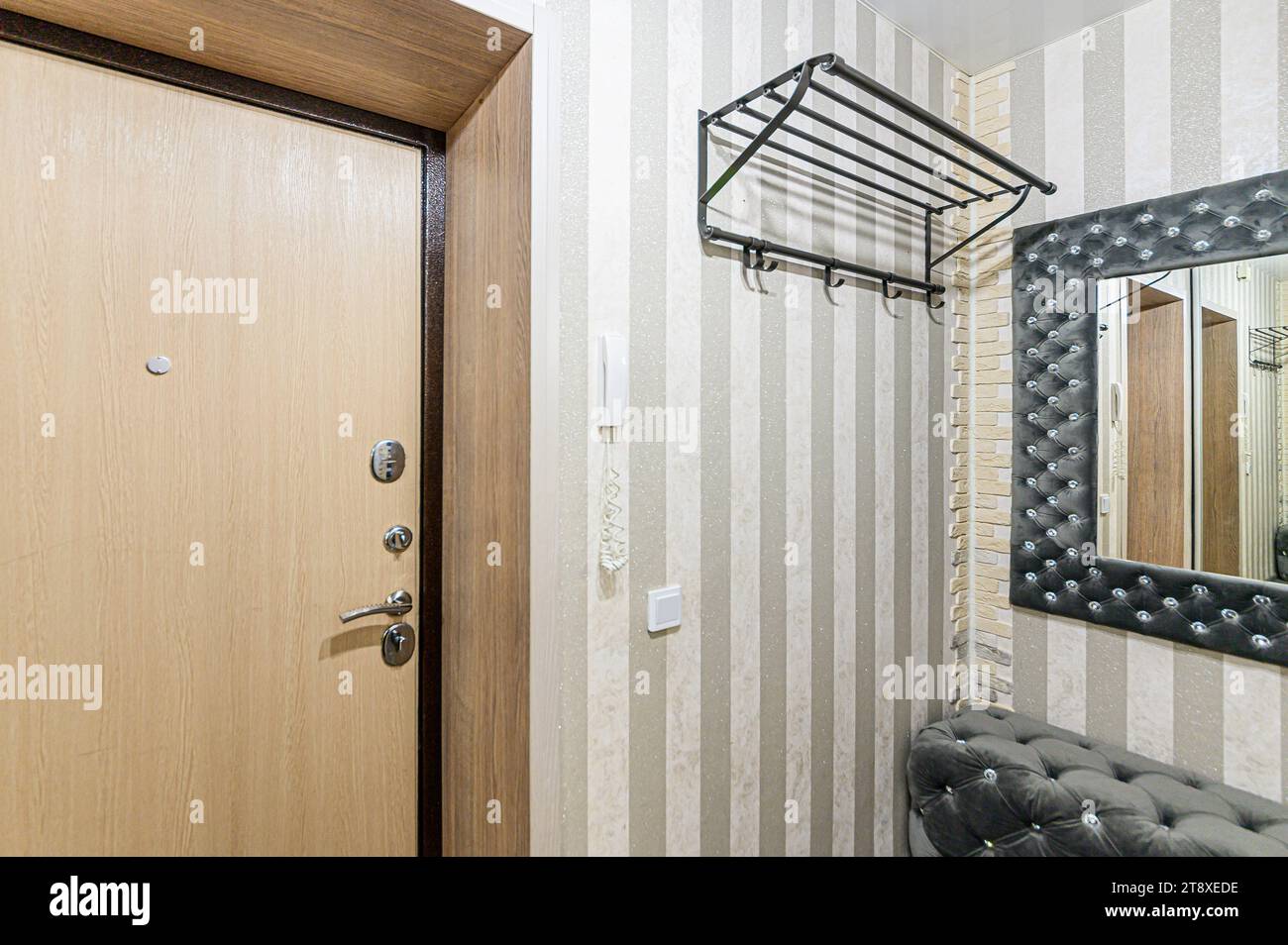 interior apartment corridor, hallway, doors Stock Photo - Alamy