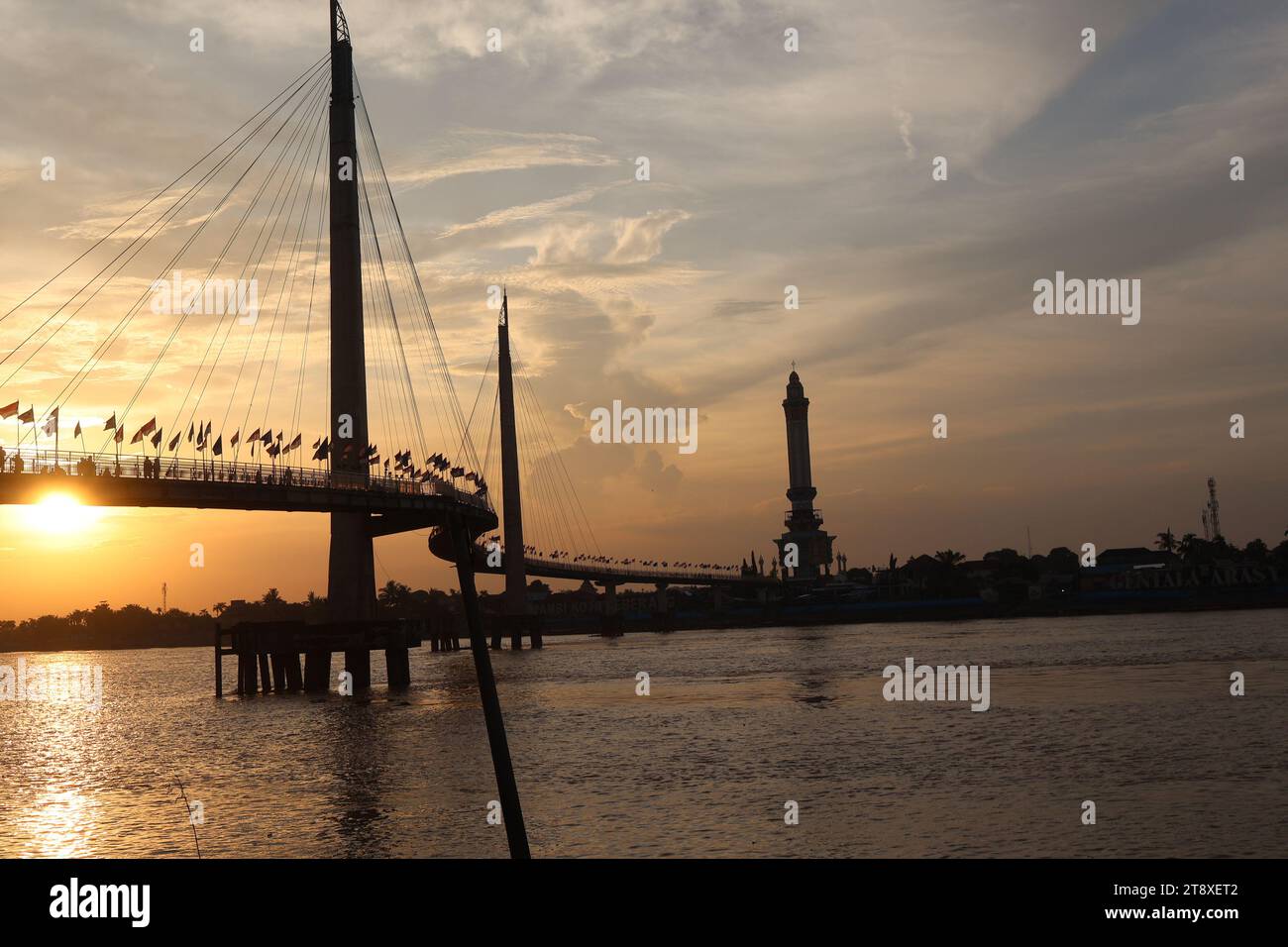 gentala arasy bridge in jambi,Indonesia Stock Photo - Alamy
