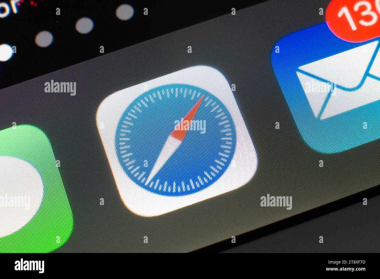 OSTRAVA, CZECH REPUBLIC - AUGUST 2, 2023: Logo of Apple Safari web ...