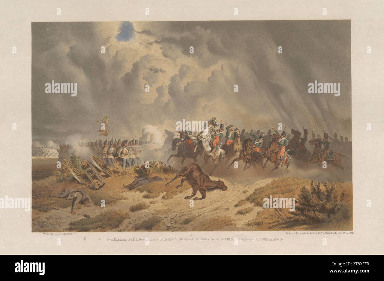 From the series 'Heroic Moves of 1859', No. 1 (2nd series): 'Two ...