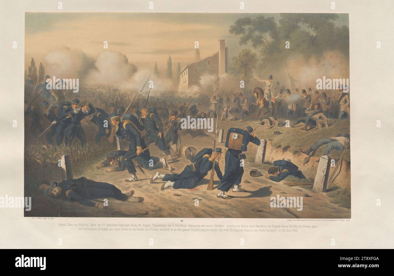 From the series 'Heroic Moves from 1859', no. 26: 'Joseph Edler von ...
