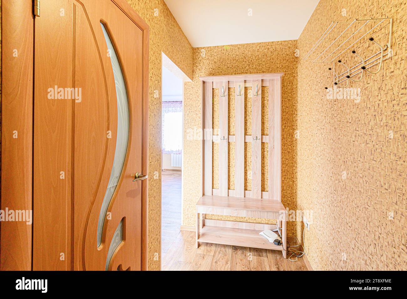 interior apartment corridor, hallway, doors Stock Photo - Alamy