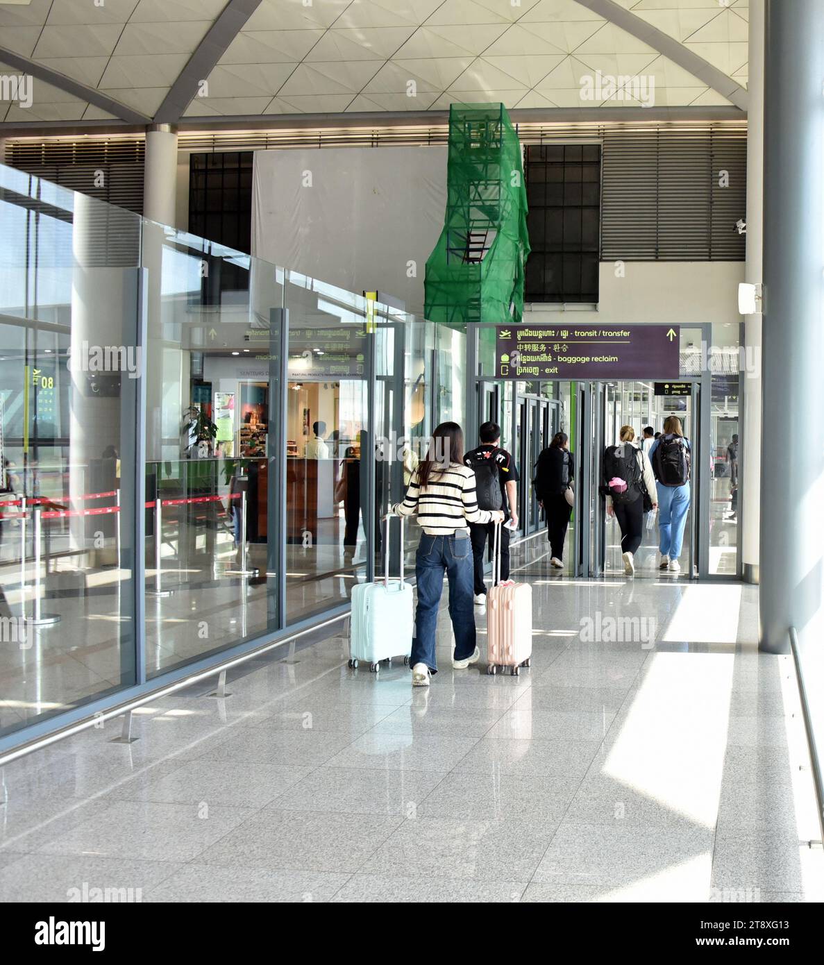 Arriving at Phnom Penh Airport, 21st November, 2023, Cambodia's main ...