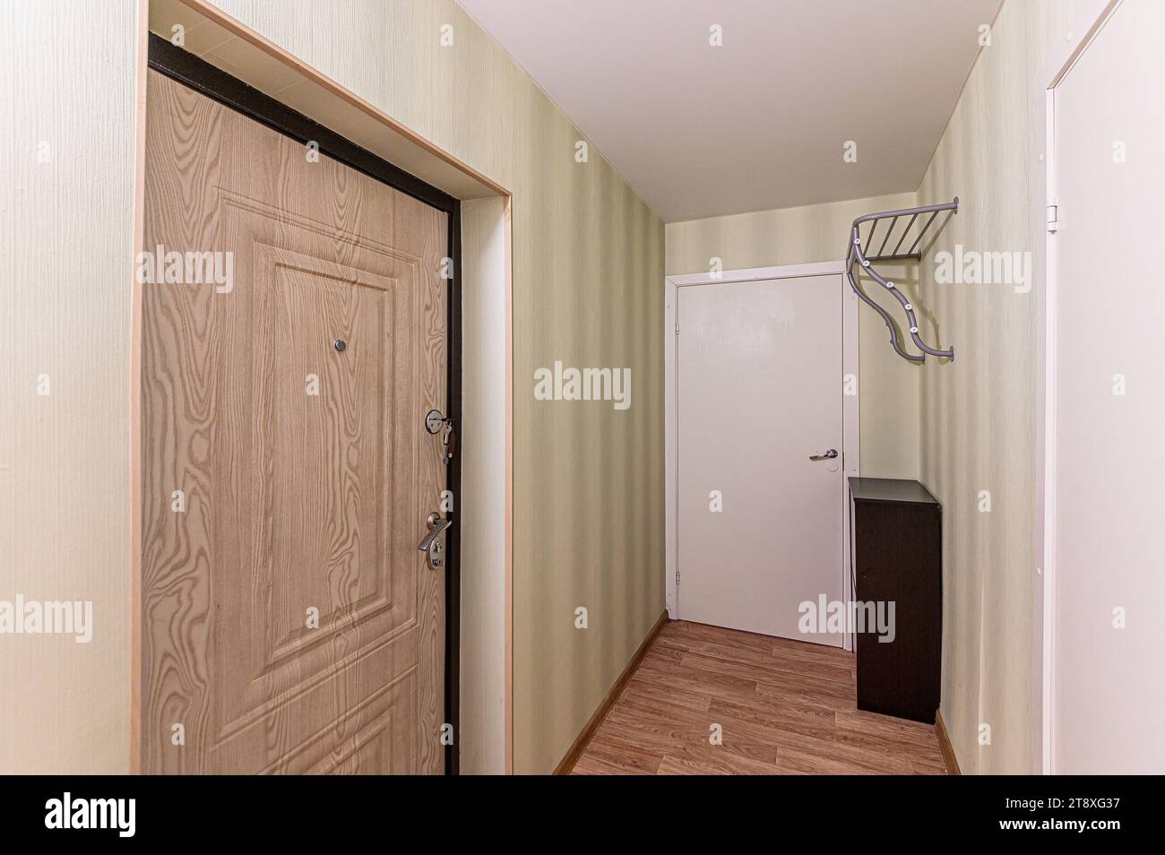 interior apartment corridor, hallway, doors Stock Photo - Alamy