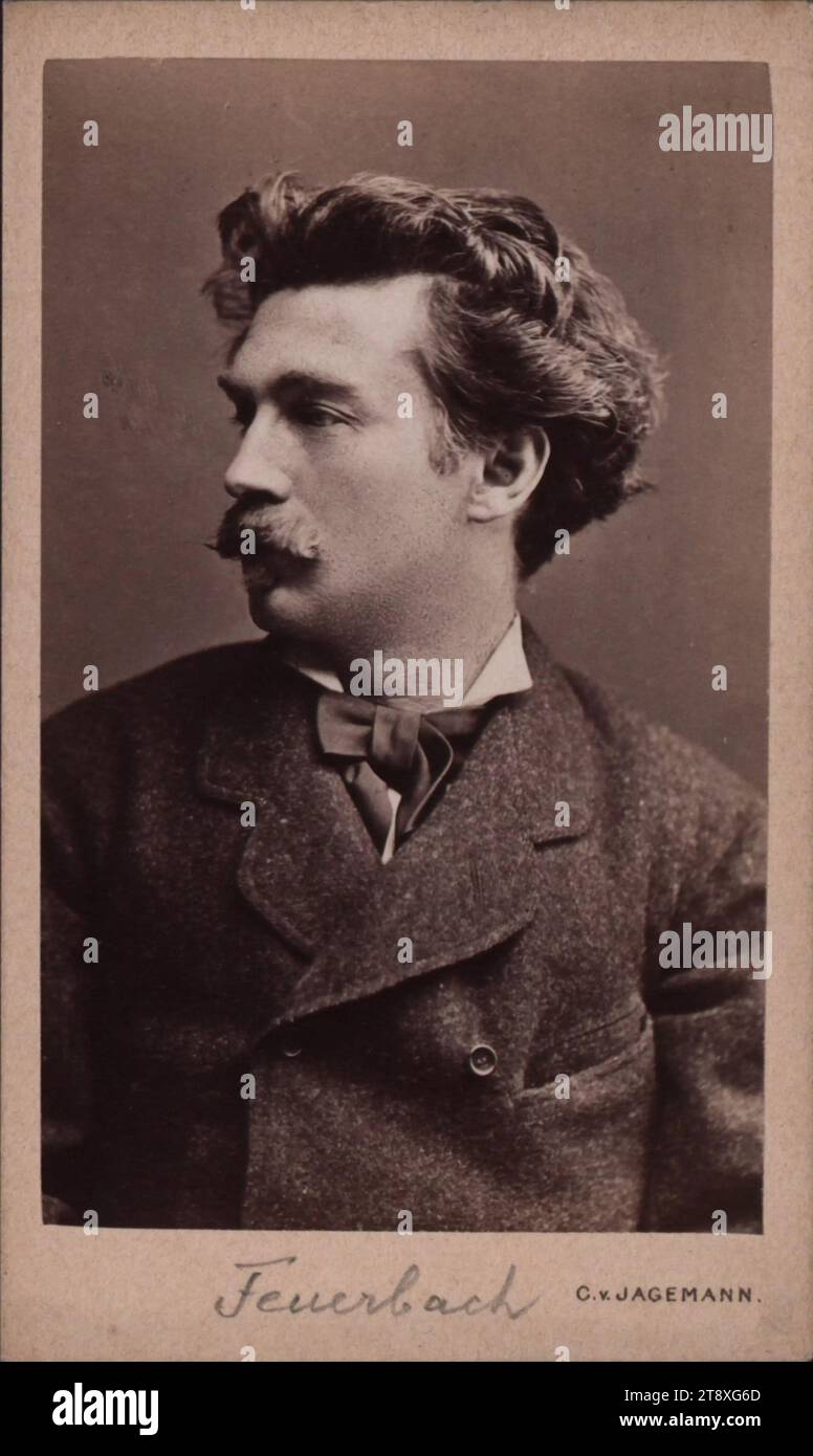 Anselm Feuerbach (1829 - 1880), painter, Carl (C.) von Jagemann (1819 ...