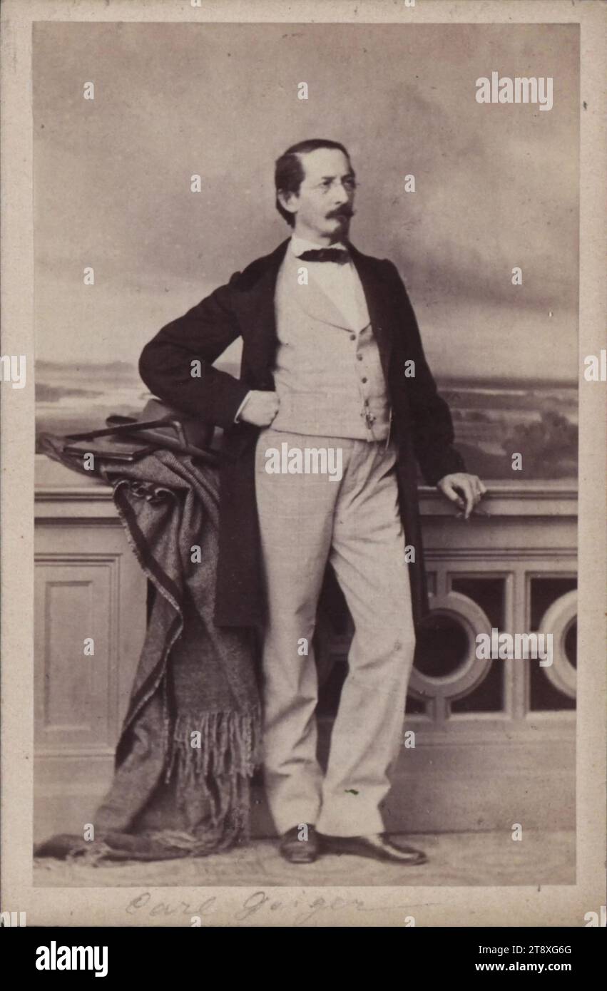 Karl Geiger (1822-1905), painter, Ferdinand Küss (1800-1886 ...