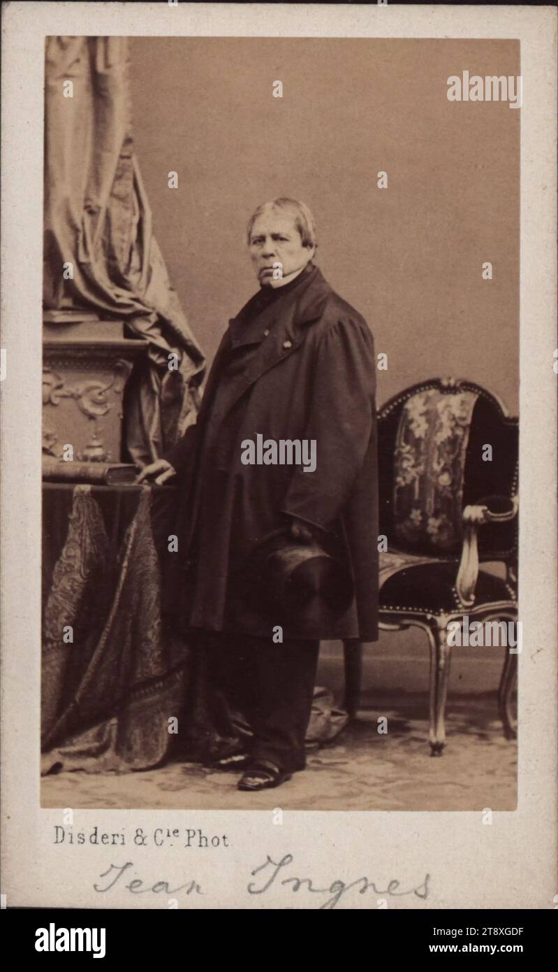 Jean Auguste Dominique Ingres (1780-1867), painter, Disdéri & Cie ...