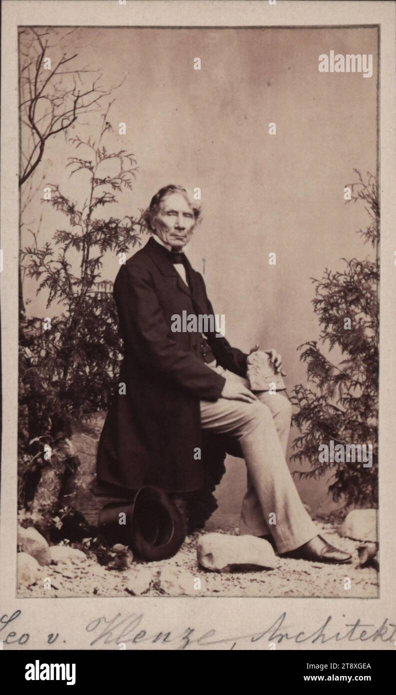 Leo von Klenze (1784 - 1864), architect, H. Holz, photo studio, Date ...