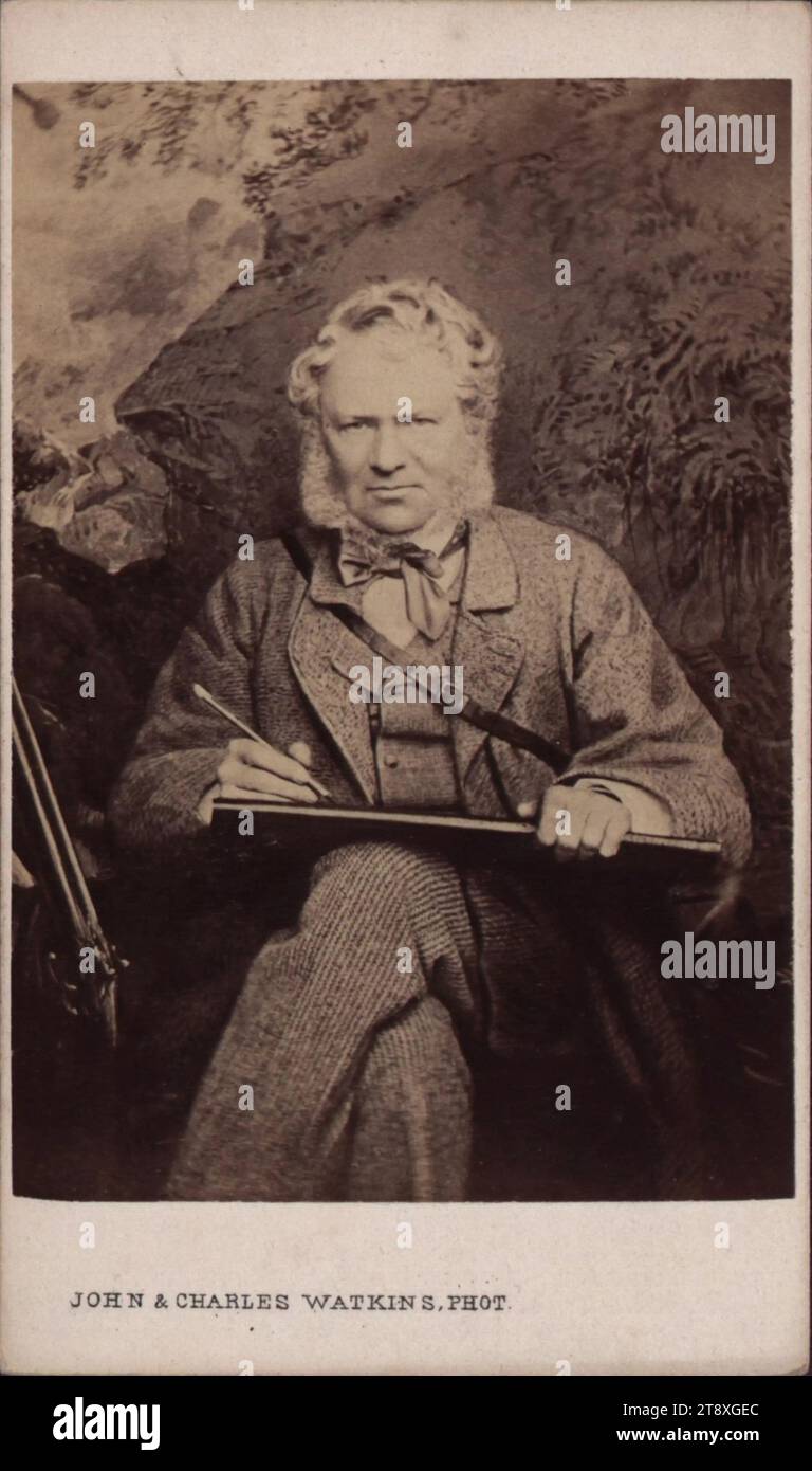 Edwin Henry Landseer (1802-1873), painter, sculptor, John & Charles Watkins, photo studio, Date ...