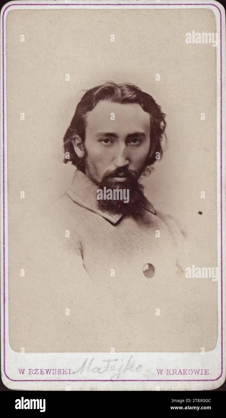 Jan Matejko (1838-1893), history painter, Waleri Rzewuski, photo studio ...