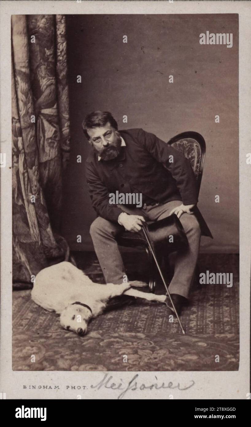 Jean Louis Ernest Meissonnier (1815-1891), painter, etcher ...