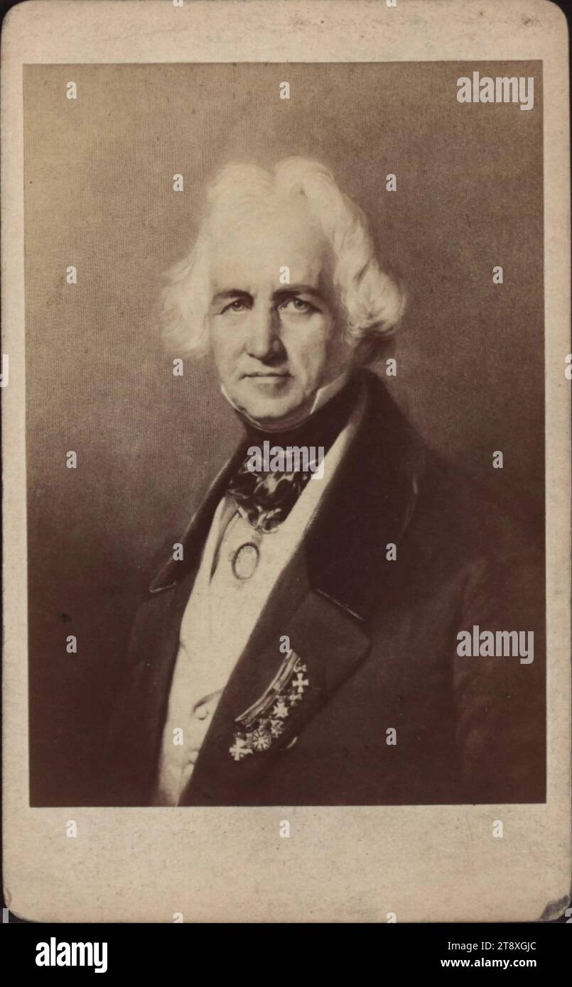 Christian Daniel Rauch (1777-1857), sculptor (photograph after painting ...