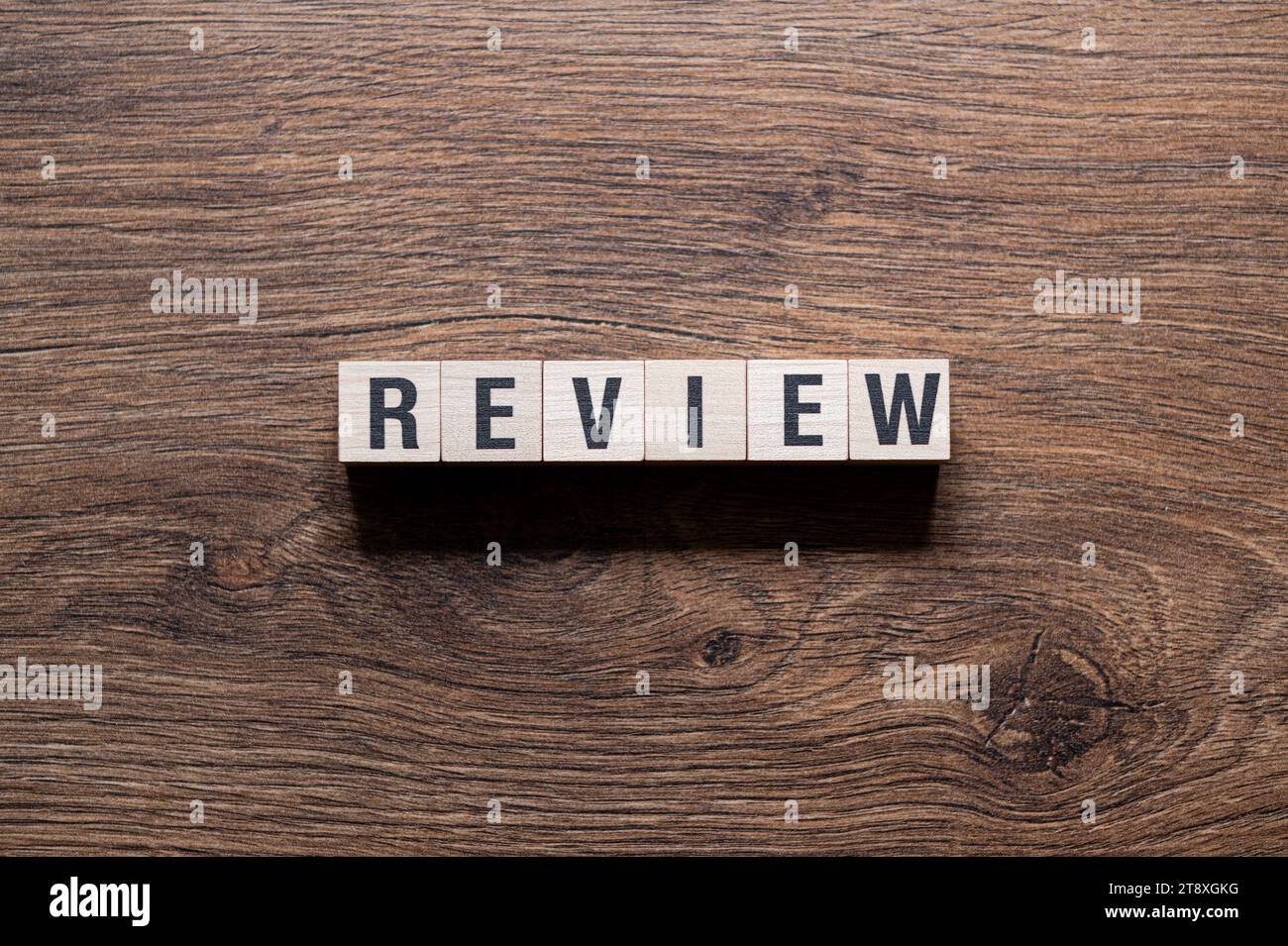 Review word hi-res stock photography and images - Alamy